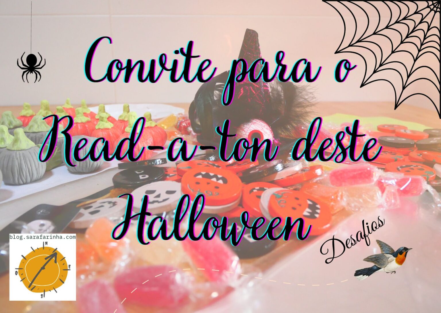 Convite para o Read-a-ton deste Halloween – Sara Farinha